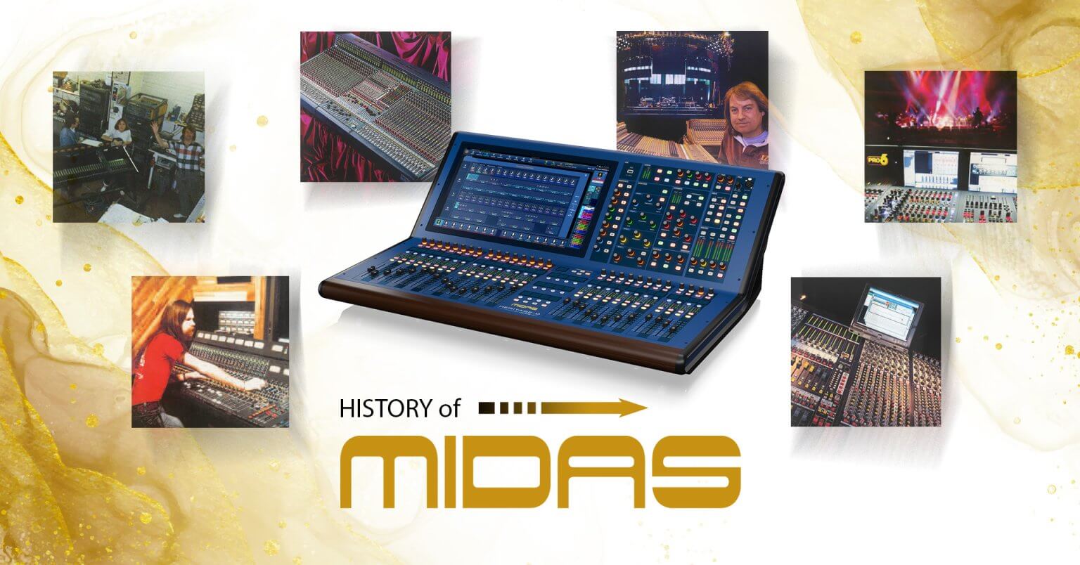 HISTORY of MIDAS - ライブ史に輝くマイルストーン | ベステックオーディオ株式会社