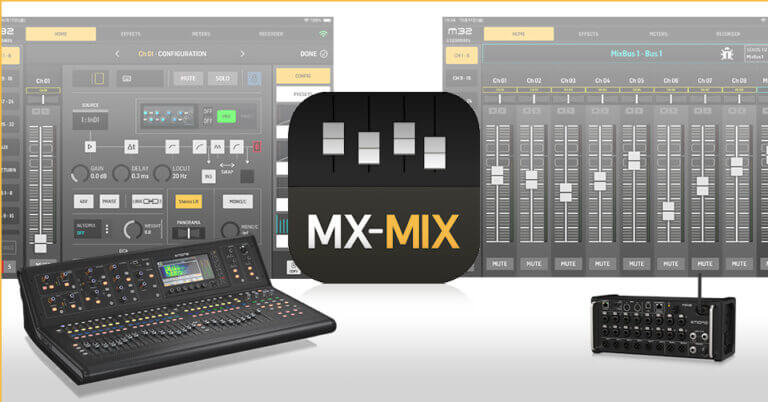 Midasがタブレット・リモートコントロールアプリを統合。MX-MixだけでM32シリーズ及びM AIRシリーズのタブレットリモートが可能に。 | ベステックオーディオ株式会社